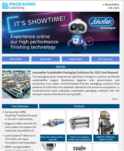 Packaging Labeling e-Newsletter subscription | Packaging Industry